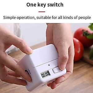 JOYIT Cube Timer 1, 3, 5 and 10 Minutes Countdown Timer, Kitchen Timer, Outdoor Timer, Workout Timer