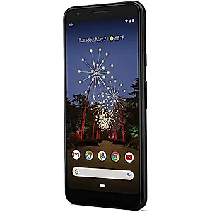 Google Pixel 3A 64GB T-Mobile- Just Black (Renewed)