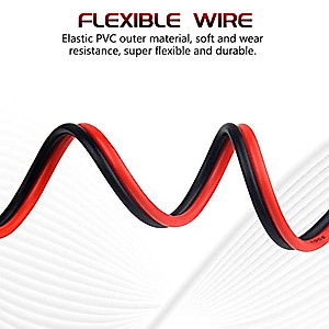 WMYCONGCONG 2 PCS SAE to SAE Extension Cable Quick Disconnect Wire Harness SAE Connector 6.56 Feet, 18AWG