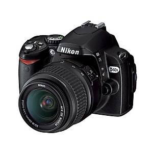 Nikon D40X DSLR Camera with 18-55mm f/3.5-5.6G ED II AF-S DX and 55-200mm f/4.5-5.6G ED AF-S DX Zoom-Nikkor Lens