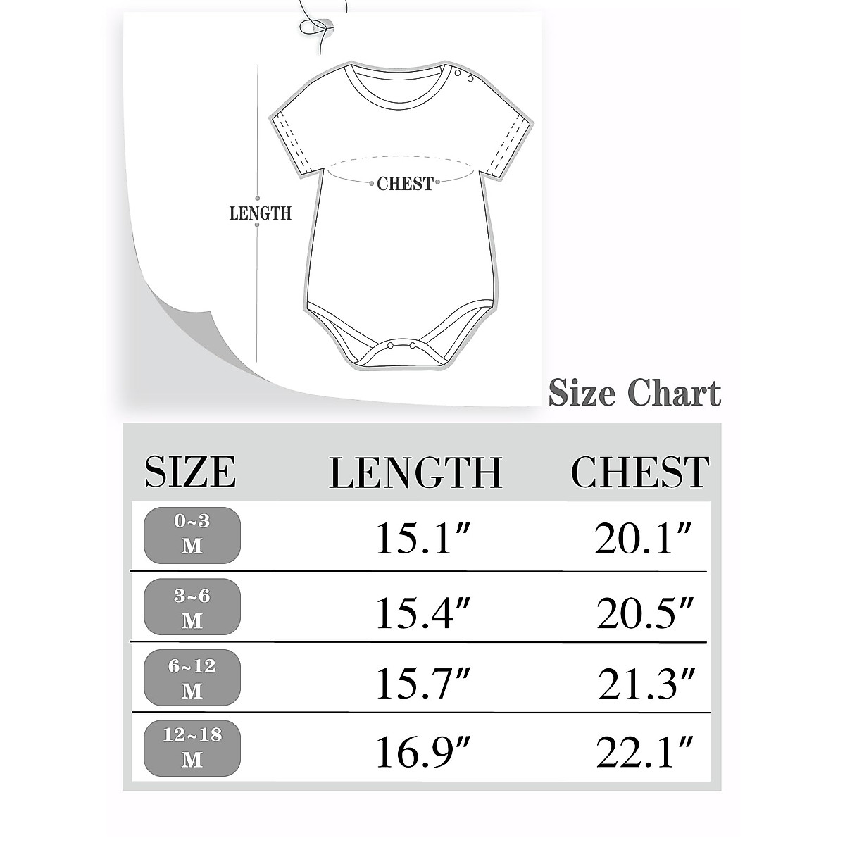 COSLAND Baby Baseball Outfit Infant Boys Cotton Bodysuit, White, 3-6 Months