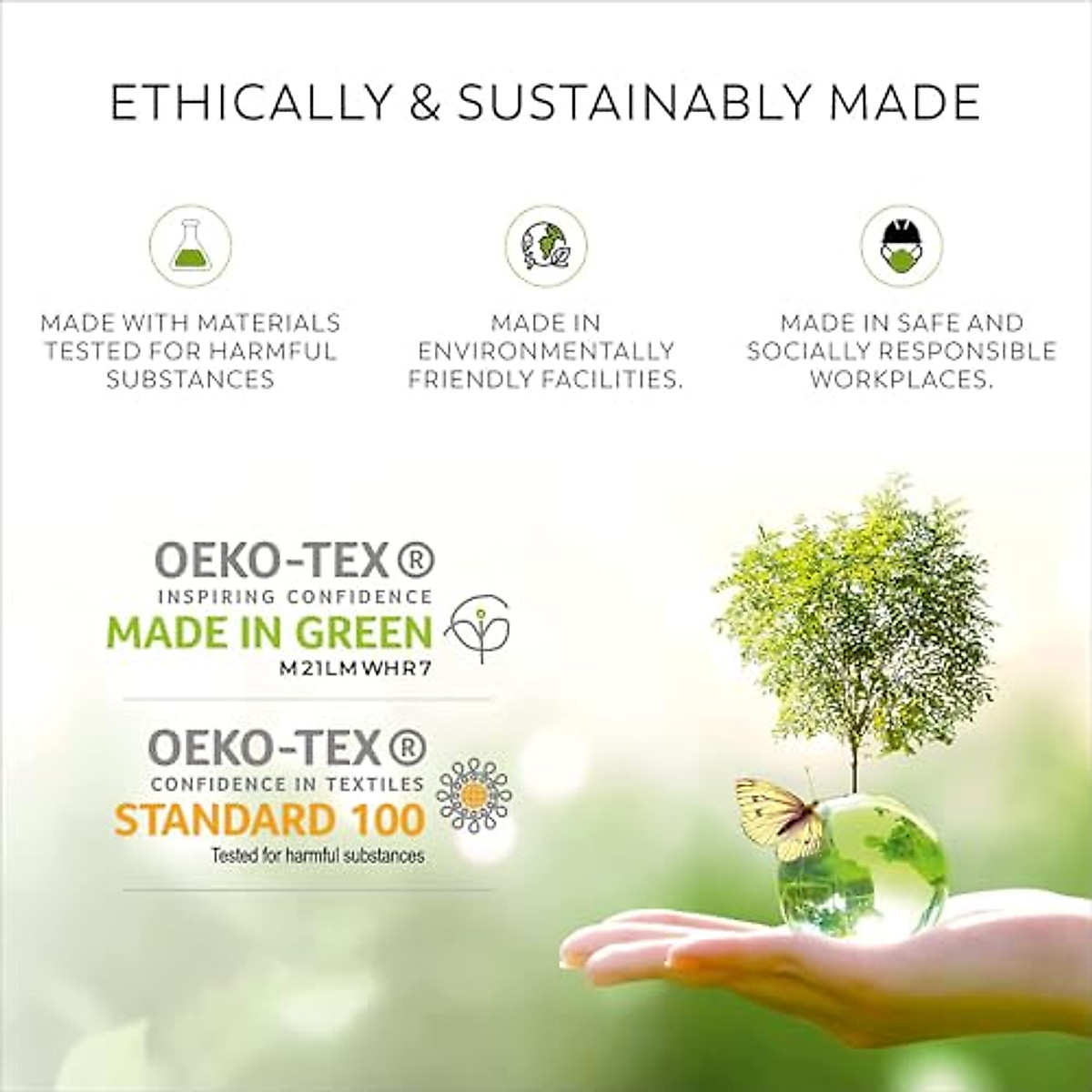 EnvioHome Full Bed Sheet Set, 4-Piece Natural 100% Cotton Full Size Sheets, Ultra Soft Light Breathable Luxury Percale Weave Floral Bed Sheets Full Size,16" Deep Pocket Sheets Full Size Bed, Lavender