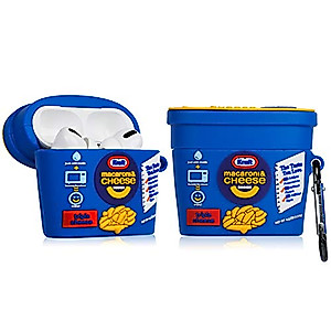 Besoar for Airpod Pro 2019/Pro 2 Gen 2022 Case, 3D Cute Silicone Cartoon Kawaii Cool Air pods Cover, Funny Fun Fashion Unique Food for Girls Women Boys Teen Soft Cases for Airpods Pro (Blue Cheese)