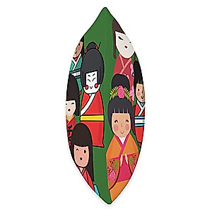 Cute Girls Day Dolls Festival Hinamatsuri in Japan Cute Dolls Festival Hinamatsuri in Celebration of Girls Day Throw Pillow, 18x18, Multicolor