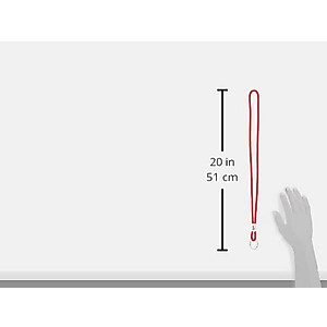 Copenhagen Design PANTONE Key Chain L, long key hanger, nylon, red, 2035 C