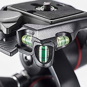 Manfrotto X-PRO 3-Way Tripod Head, for Camera Tripods, Fluid Ball Head, Camera Stabilizer, Photography Accessories for Content Creation, Professional Photography