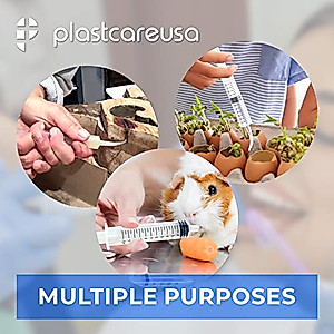 10 Disposable Curved Tip 12ml Dental Oral Dispensing 12cc Syringes (with Measurements) for Dental, Pets, Liquid