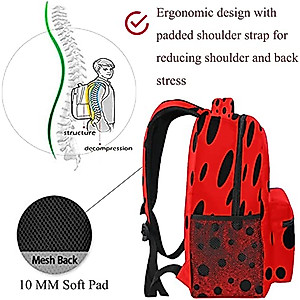 Toddler Backpack for Boys Girls Kids School Bag Cute Bookbag Ladybug Backpack
