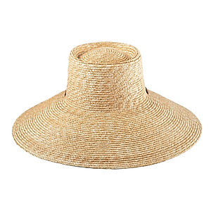 Lack of Color Women's Paloma Wide-Brimmed Straw Sun Hat (Small, Natural)