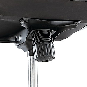 Alera ALENR4119 Neratoli Series High-Back Slim Leather Chair - Black/Chrome