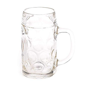 1 X 0.5 Liter HB Hofbrauhaus Munchen Dimpled Glass Beer Stein