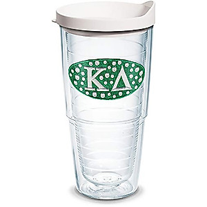Tervis Sorority - Kappa Delta Tumbler with Emblem and White Lid 24oz, Clear