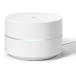 Google WiFi System, 1-Pack - Router Replacement for Whole Home Coverage - NLS-1304-25,white