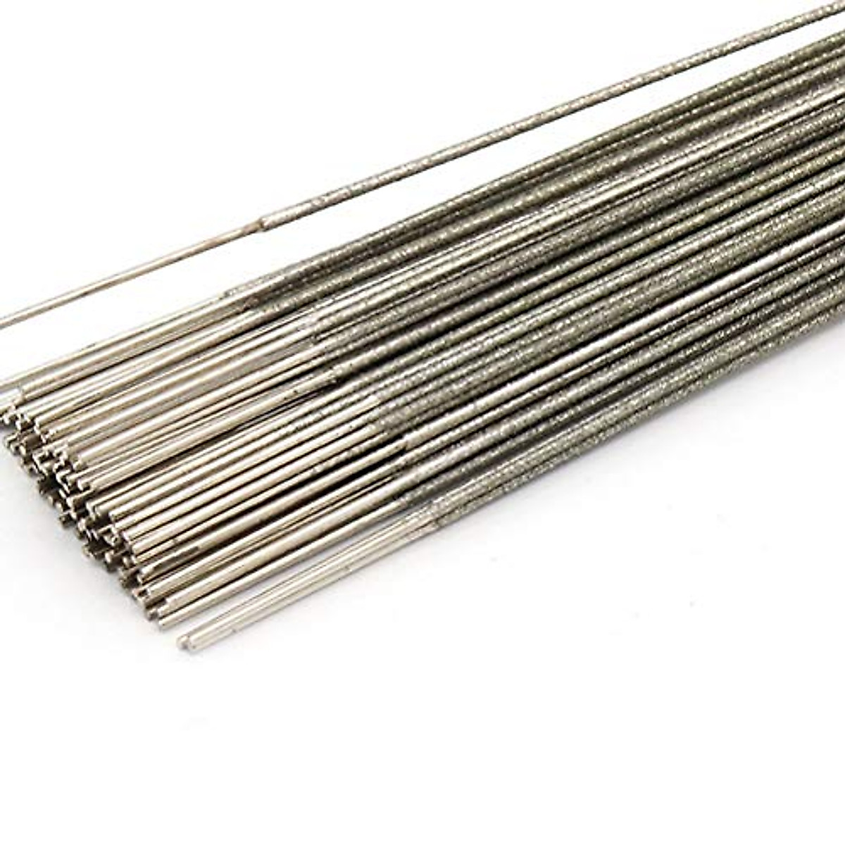 10Pcs 1mm Emery Jade Amber Cutting Hand- Made Jade Metal Wire Cutting Tool (Without Frame)