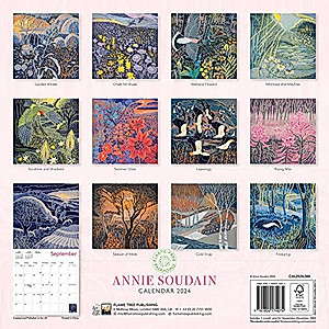 Annie Soudain Wall Calendar 2024 (Art Calendar)