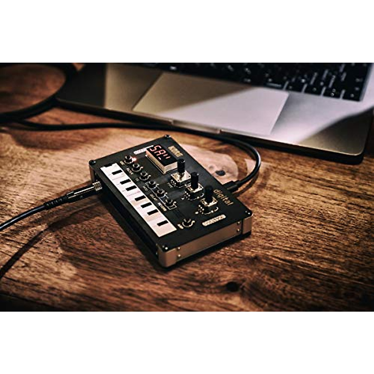 Korg Nu:tekt NTS-1 Programmable Synthesizer Kit Bundle with MIDI Cable and Austin Bazaar Polishing Cloth