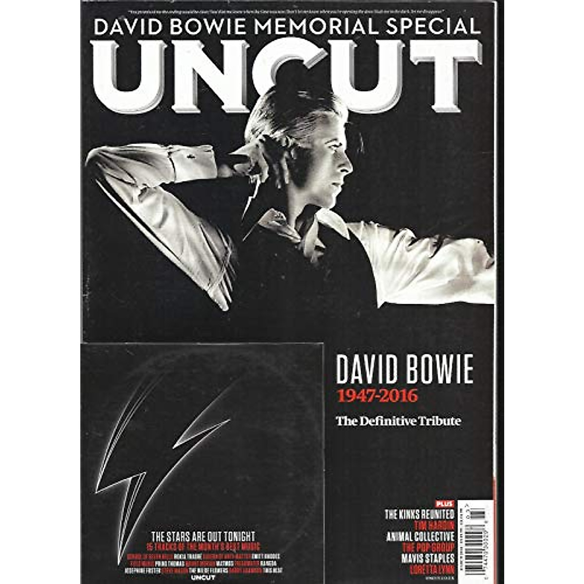UNCUT MAGAZINE, DAVID BOWIE MEMORIAL SPECIAL, MARCH 2016, ISSUE 226 ~
