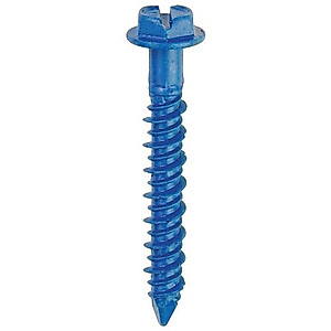 ITW Tapcon 24340-1/4" x 3-3/4" Concrete Anchor - Hex Head - Made In USA - Pkg of 75 (24340)