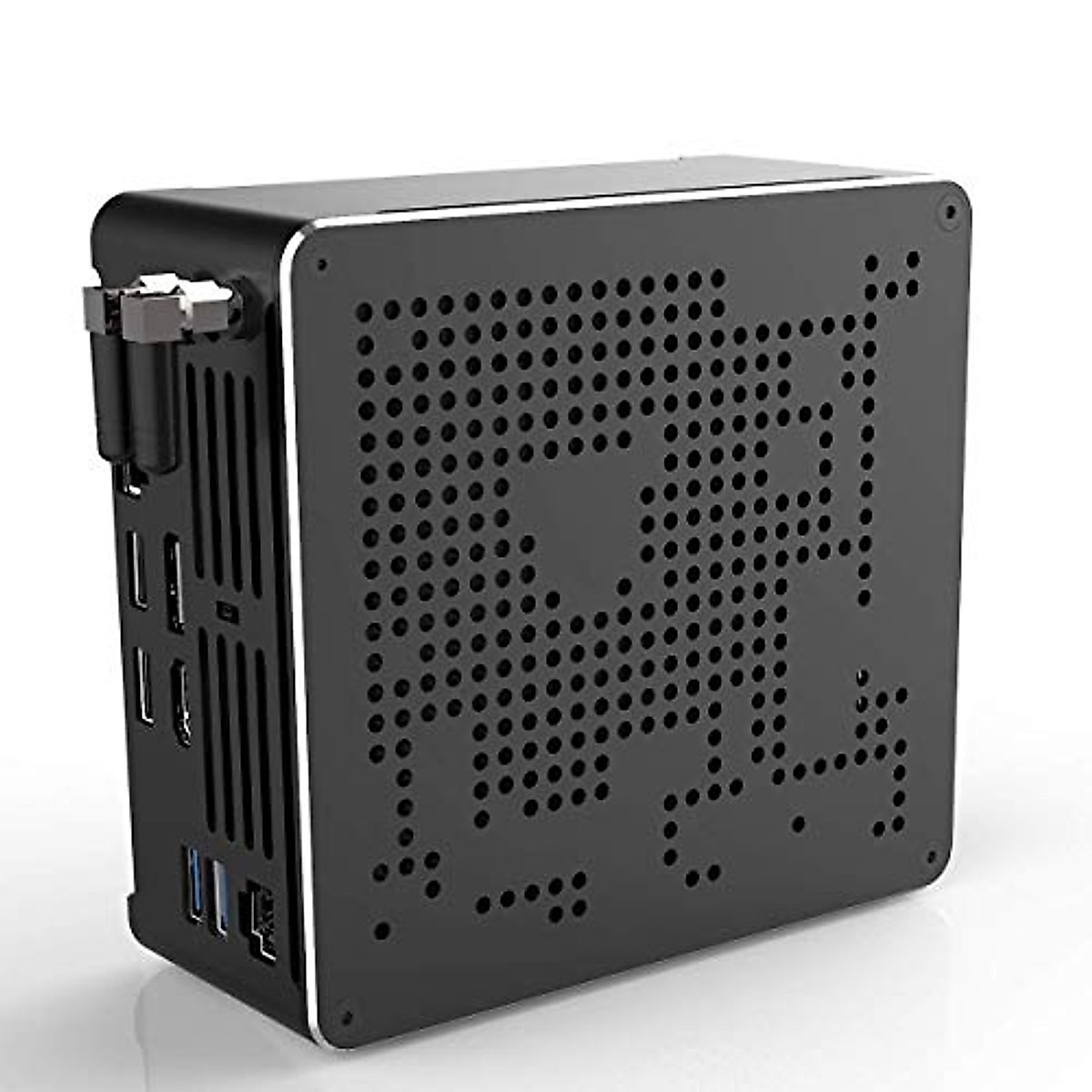 Mini Desktop Computer 9880H i9 Mini PC Windows 11 2*Gigabit Ethernet 16GB RAM 512GB NVME SSD Micro PC with UHD Graphics 630 Support 4K Dual Display WiFi BT4.2 Virtualization Technology UEFI Boot
