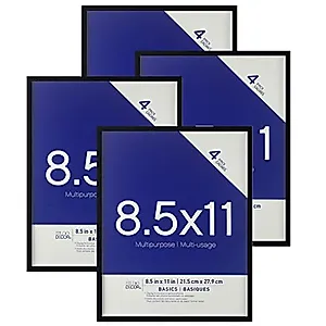 MICHAELS 4 Pack Multipurpose 8.5”; x 11”; Wall Frames, Basics by Studio Décor®