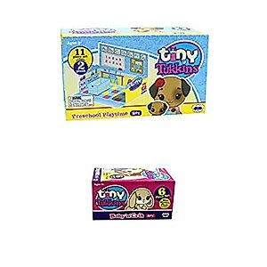 Tiny Tukkins Doggy Family Stuffed Animal Preschool Playset- Play Preschool Set for Girls & Toddlers Includes Big Sister and Baby Stuffed Animal Dog- Made from Kid-Friendly Materials