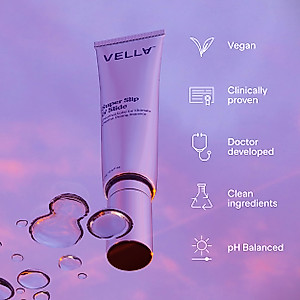 Vella Super Slip & Slide Non-Greasy Silicone Based Glide for Women & Couples, Feminine Care, Intimate Body Glide with Luxury Skincare Ingredients Squalane & Sea Buckthorn for Lasting Hydration