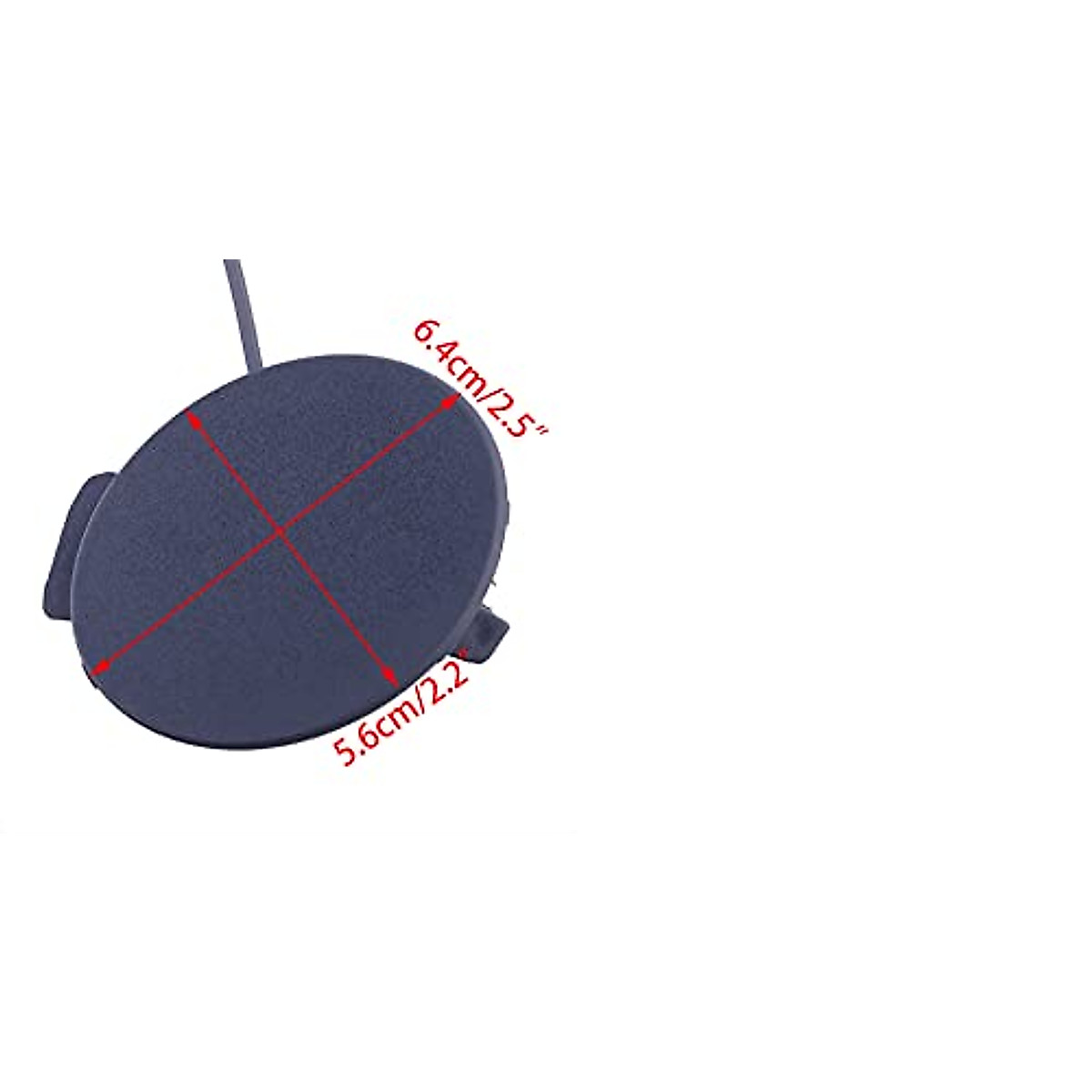 ciciTree Front Bumper Tow Hook Eye Cover Cap Fit for Jaguar XF 2009-2011