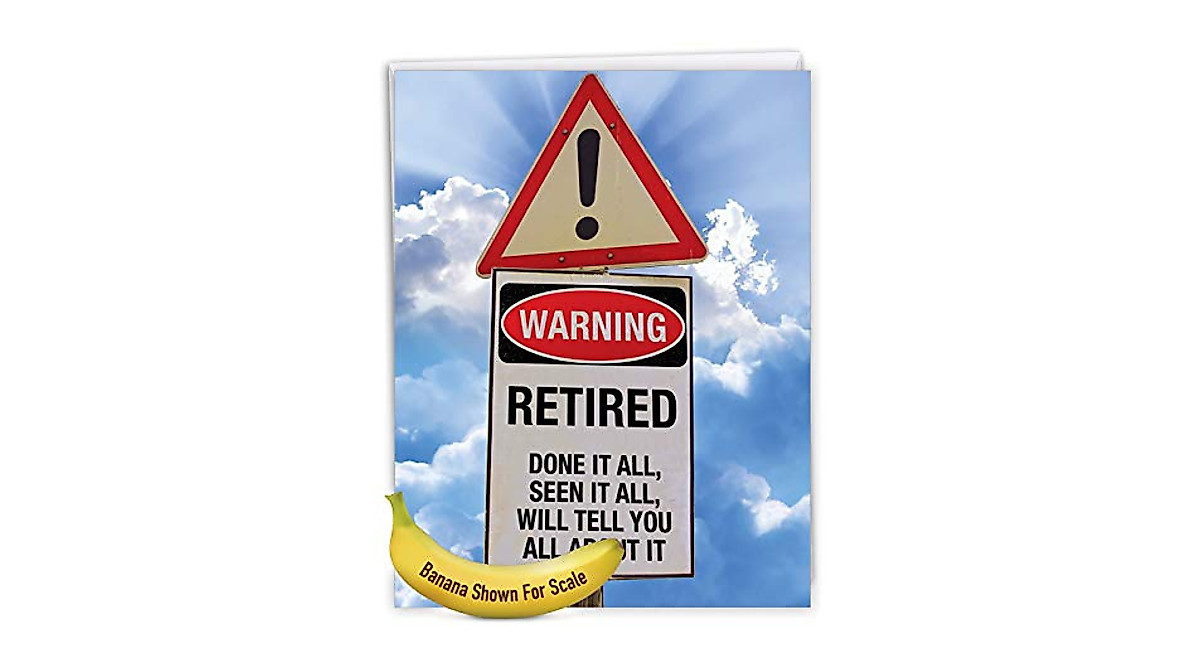 NobleWorks Jumbo Retirement Card - Big Impact Wishes