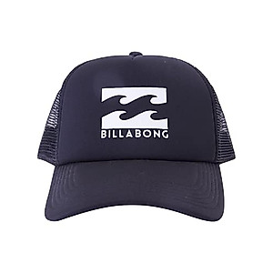 Billabong Men's Classic Trucker HAT, Black White, One Size