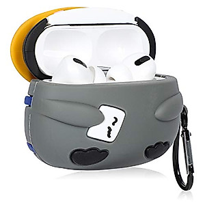 Besoar Hat Penguin for Airpod Pro 2019/Pro 2 Gen 2022 Case, Cartoon Cute Fashion Kawaii Cool Silicone Design 3D Cover for Airpods Pro, Animal Funny Pretty for Women Girls Boys Kids Cases Air Pods Pro