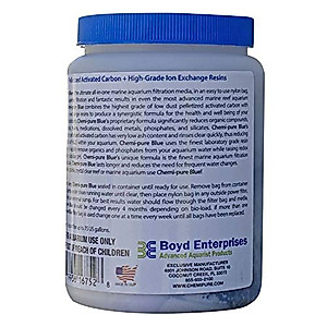 Boyd Enterprises Chemi-Pure Blue Filtration Media for Aquarium, 11-Ounce (2 Pack)