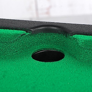 Mini Pool Table Tabletop Desktop Billiards Snooker Game with 2 Sticks, 11 Balls Home Office Desk Stress Relief Games