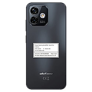 Ulefone Note 16 Pro Mobile Phones (16GB+256GB) Android 13 50MP Camera Octa Core Smartphone Unlocked 6.52” Waterdrop Screen, 4400mAh 4G Dual SIM Fingerprint Face ID GPS OTG, Globla Version- Black