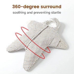 ZIGJOY Baby Starfish Swaddle Sleep Sack Transitional Swadding Sleeping Bag Cotton Newborn Wearable Blanket Baby 0-6 Months