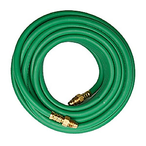 STARTECHWELD Argon Gas Hose for MIG/TIG Welding Flowmeter 1/4", 5/8"X18 Male, NPT Fittings, Inert Hose (50 Feet)