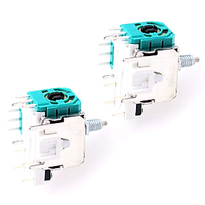 Deal4GO 2 Pack 3D Internal Analog Stick Joystick Modules Threaded Thumbstick Replacement for Xbox one Elite 2 Controller
