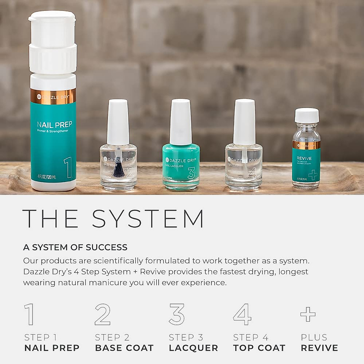 Dazzle Dry Nail Lacquer (Step 3) - Prima Ballerina - A sheer and milky delicate pink that makes a beautiful French base. (0.5 fl oz)