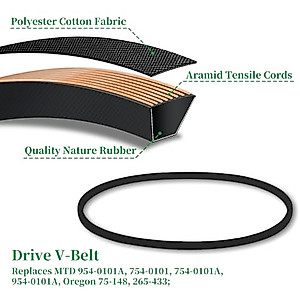 NICHEFLAG 753-04472 Auger Kit with 731-1033 Shave Plate 954-0101A Belt Replaces 753 04472, 735-04032, 735-04033 for Troy-Bilt 2100, 210, 521, 721, 5521, White Outdoor SB221, SB521, SB721 Snow Throwers