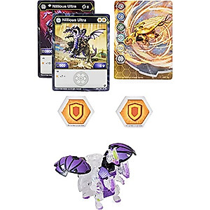 Bakugan Geogan Rising 2021 Diamond Nillious Ultra 3-inch Tall Collectible Action Figure and Trading Cards
