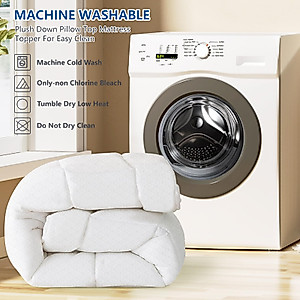 KAYFIA Dual Layer 3 Inch Memory Foam Mattress Topper Full,2 Inch Gel Memory Foam Plus 1 Inch Down Alternative Pillow Top Mattress Topper,with 8-21 Inch Deep Pocket,Support for Back (White, Full)