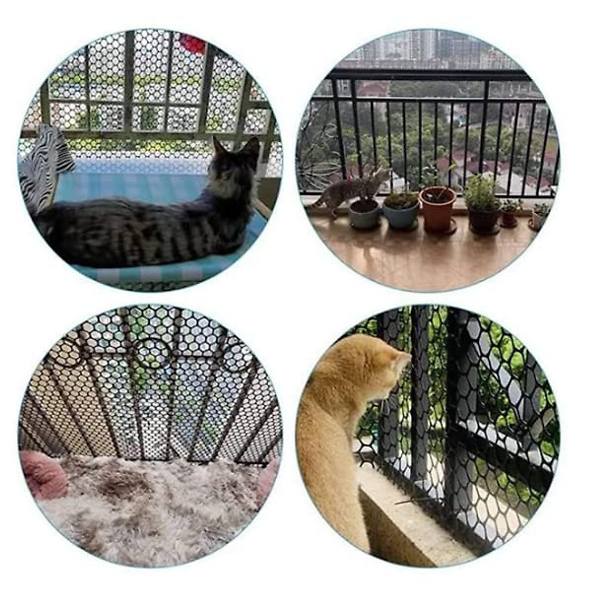 Garden Netting Poultry Net Garden Mesh Fencing Garden Fencing Net Poultry Fence Chicken Wire Fence Poultry Netting for Chicken (0.4mx4m=1.3ftX13.1ft, Black)