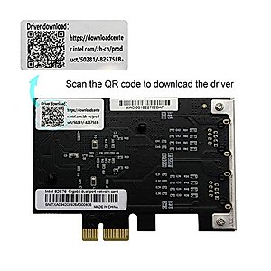 Dual Port Gigabit Ethernet Converged PCI-E x1 Card,2X RJ45 Gigabit Network Interface Controller Adapter,with 82575EB Chipset for Desktops,Work Stations,Servers, with Low Profile Bracket.