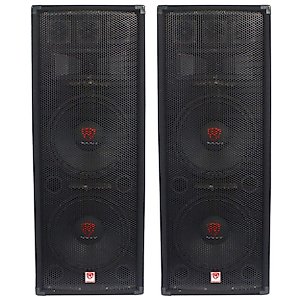 Rockville (2) RSG12.28 Dual 12 2000 Watt 8-Ohm Passive Pro Audio PA Speakers