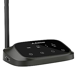 Avantree RC500 Long Range Bluetooth Receiver for Home Stereo and Old AV Receiver, aptX Low Latency, Digital Optical AUX RCA Supported, Voice Prompt, Wireless Audio Adapter for Wired Vintage Speakers