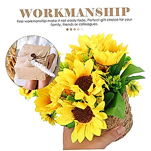 Abaodam Artificial Potted Plant Mini vase Faux Plants Indoor Eucalyptus Plant Faux Plant Bonsai Faux Potted Plants Artificial Hanging Plants Silk Flower False Green Plants Simulated Bonsai