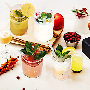 4 Pack Glass Cups with Bamboo Lids and Straws, 16 oz Iced Coffee Cup, Iridescent Drinking Glasses, Beer Glasses, Cute Tumbler Cup, Glass Cups for Valentines Day Gift Cocktail, Party Favors, Juice