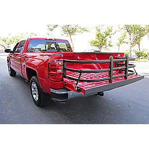 AMP Research BedXTender HD Sport | 74802-01A | Fits 2016 - 2022 Toyota Tacoma; 2004 - 2012 Chevrolet Colorad & GMC Canyon; 2011 RAM Dakota; & Other Various 1981 - 2022 Vehicles (See Description)