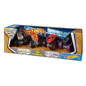 Hot Wheels Monster Jam Tour Favorites – Styles May Vary