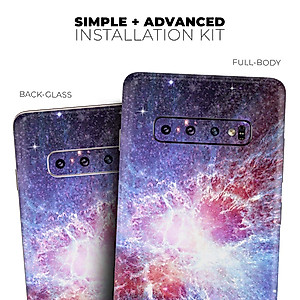 DesignSkinz Supernova Protective Vinyl Decal Wrap Skin Cover Compatible with The Samsung Galaxy S20 (Screen Trim & Back Glass Skin)