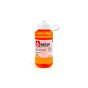 JUST FUNKY Prescription Water 32 Oz Plastic Water Bottle With Lid - Wide-Mouth, BPA-Free Novelty Hydroflask - Fun, Unique Orange Medicine Bottle With Screwtop Cap - Hydration Enthusiast Gift Idea